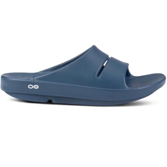 OOFOS | Shoes | Oofos Ooahh Slide Navy W 8m6 | Poshmark